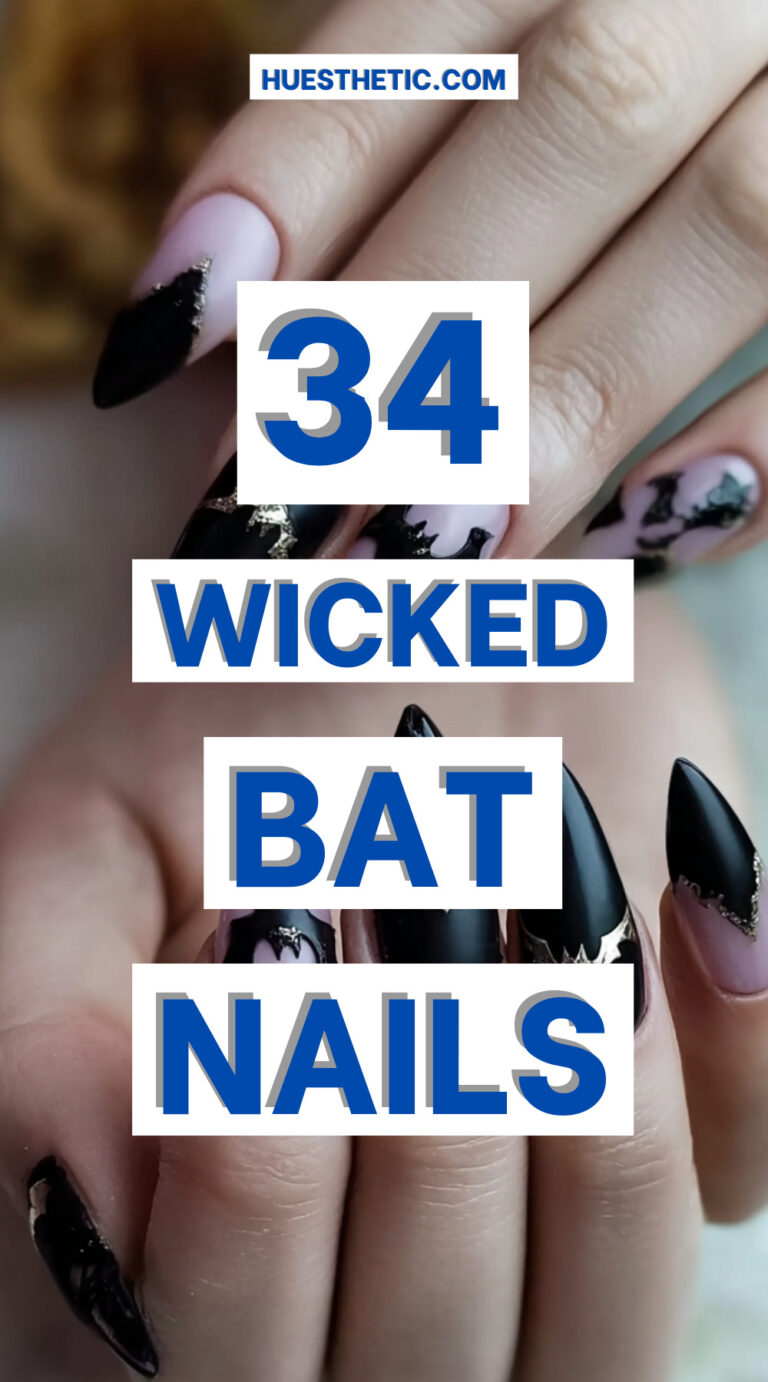 34 Wicked Bat Nails: Sinister-Cute Ideas Perfect for a Halloween Slay ...