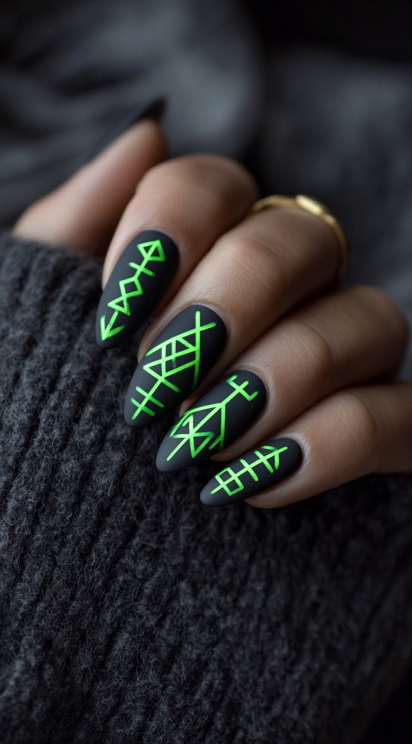 26 Epic Viking Nails: Bold Halloween Ideas to Channel Your Inner ...
