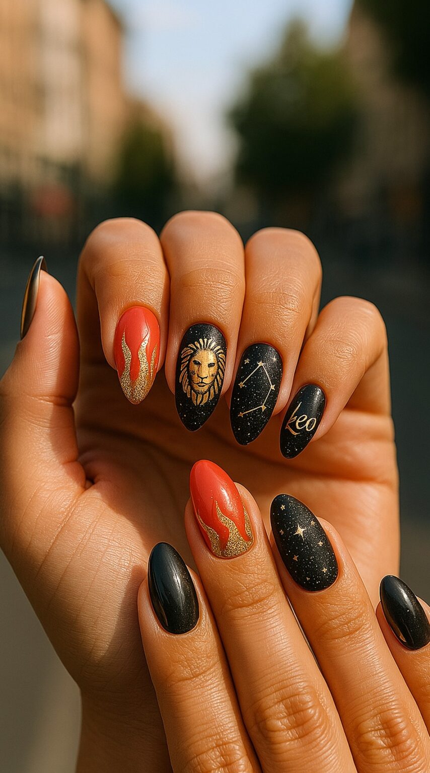 26 Bold Ideas for Leo Birthday Nails: Designs That Radiate Confidence ...