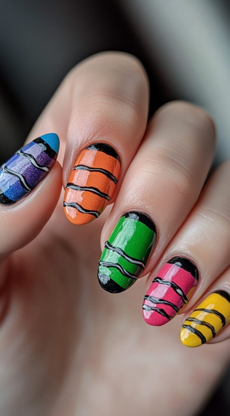 31 Modern Teacher Nails Ideas: Trendy Designs That Work for the ...