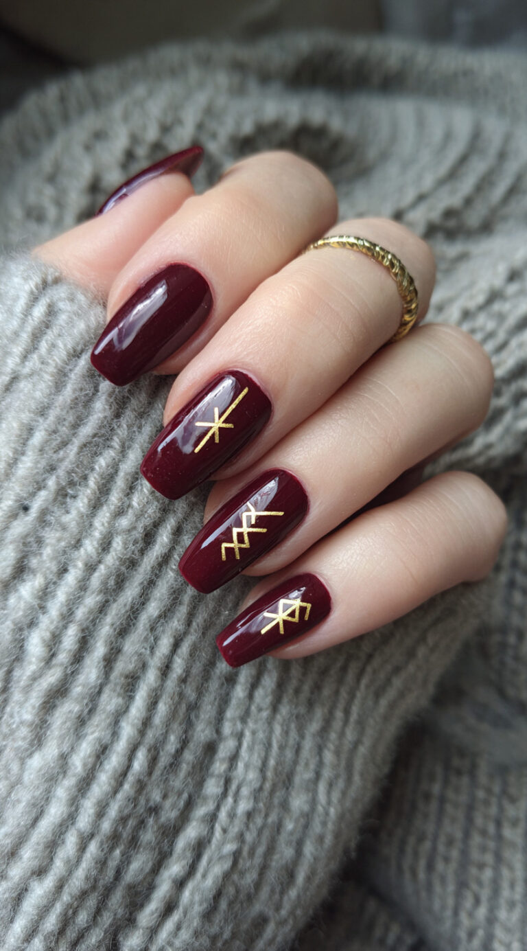 26 Epic Viking Nails: Bold Halloween Ideas to Channel Your Inner ...