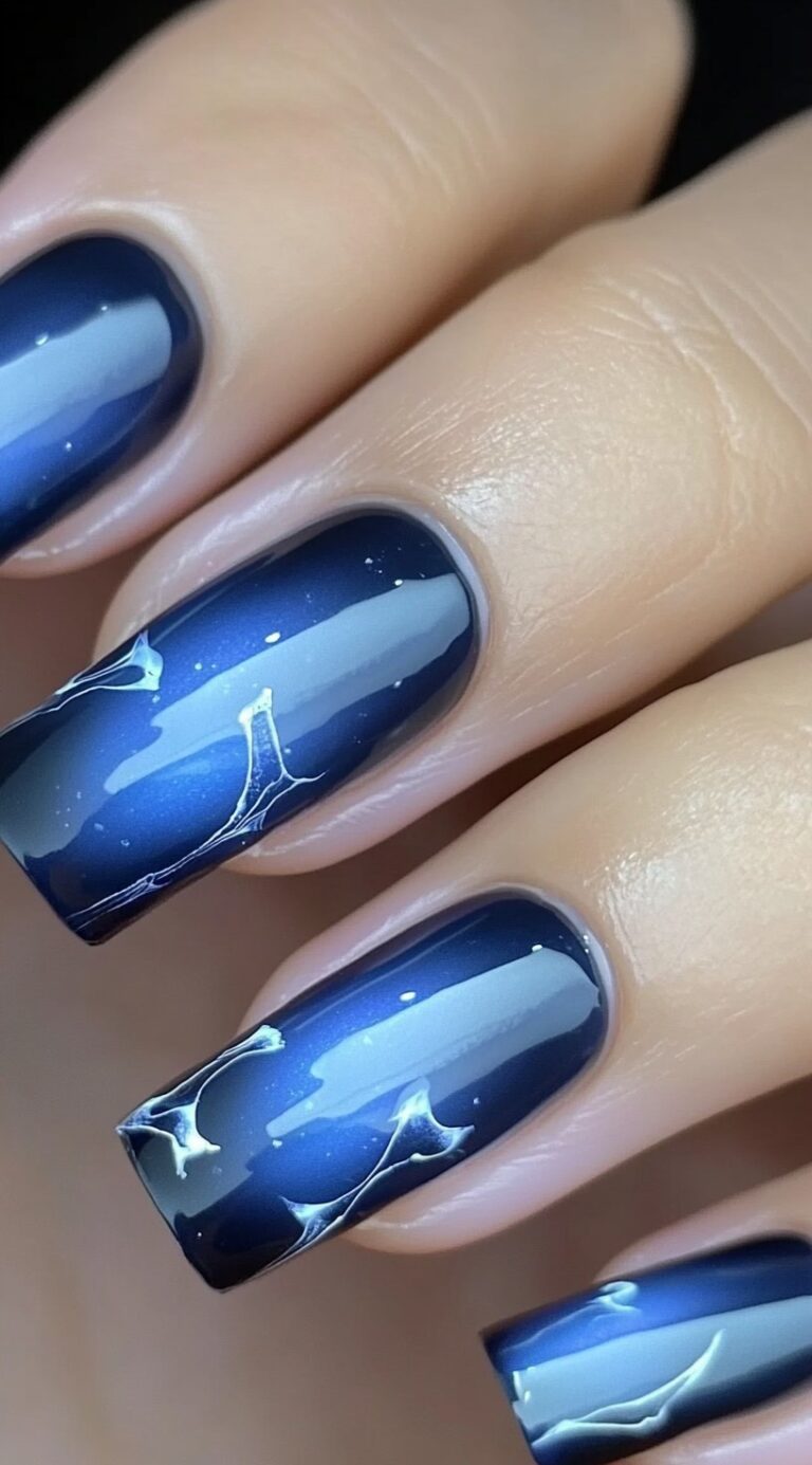 19 Stunning Blue Aura Nails Designs: Mesmerizing Ideas for a Luminous ...