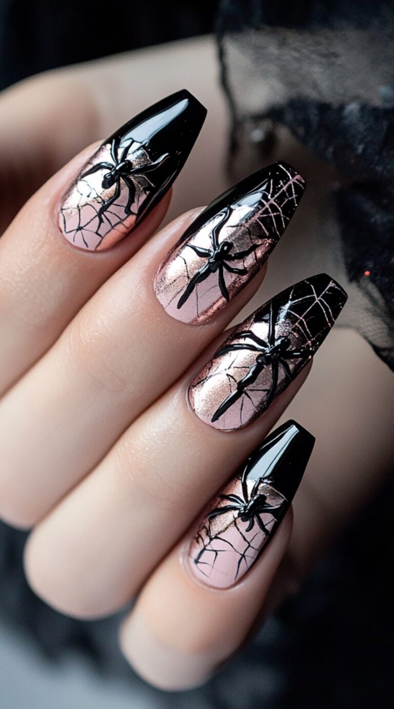 26 Fierce Pink Goth Nails Ideas: Bold Designs for Your Dark Aesthetic ...