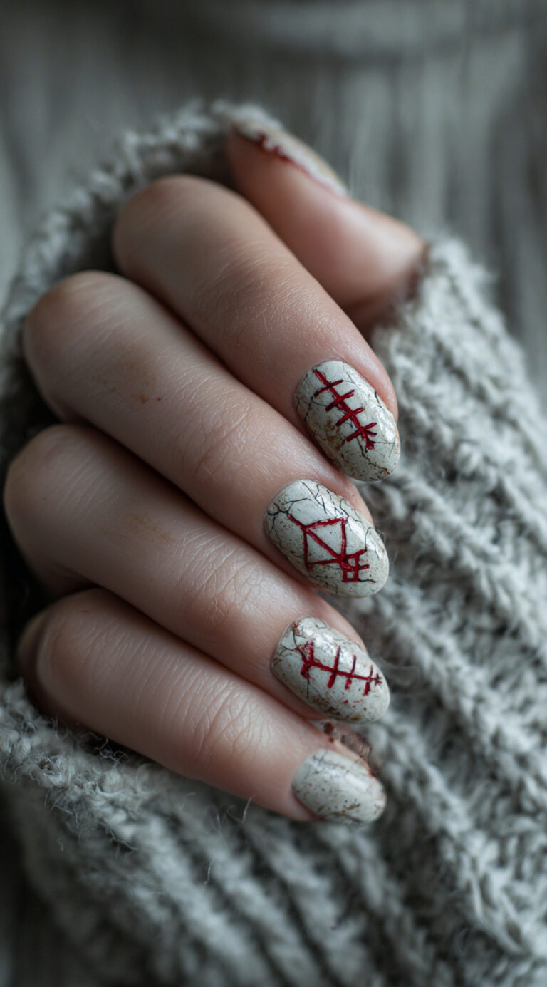 26 Epic Viking Nails: Bold Halloween Ideas to Channel Your Inner ...
