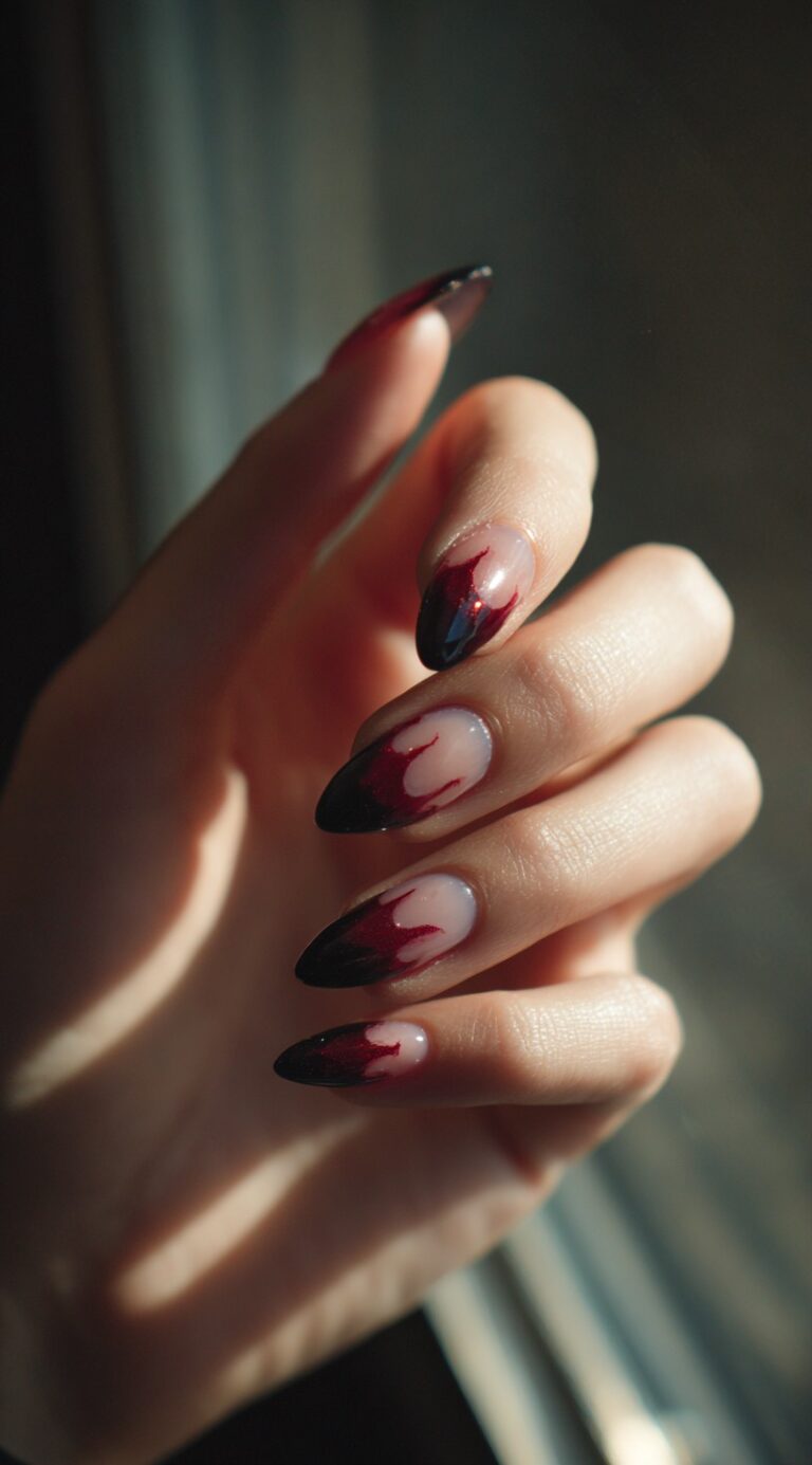 29 Sinister Vampire Nails: Bewitching Ideas for a Haunting Halloween ...