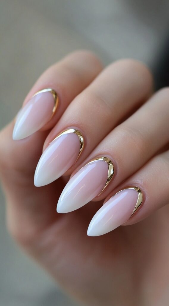 Elegant Almond Wedding Nails: 21 Breathtaking Ideas for Brides | Huesthetic