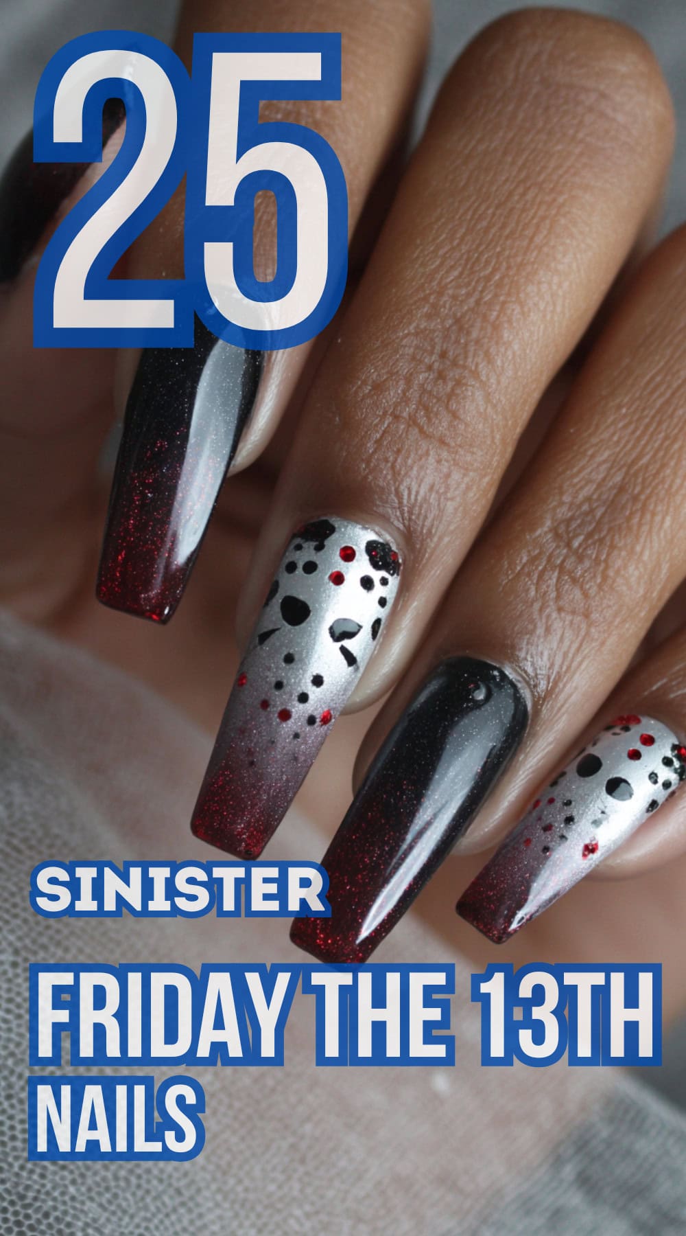 25 Sinister Friday the 13th Nails: Nail Art Ideas for a Subtly Spooky ...