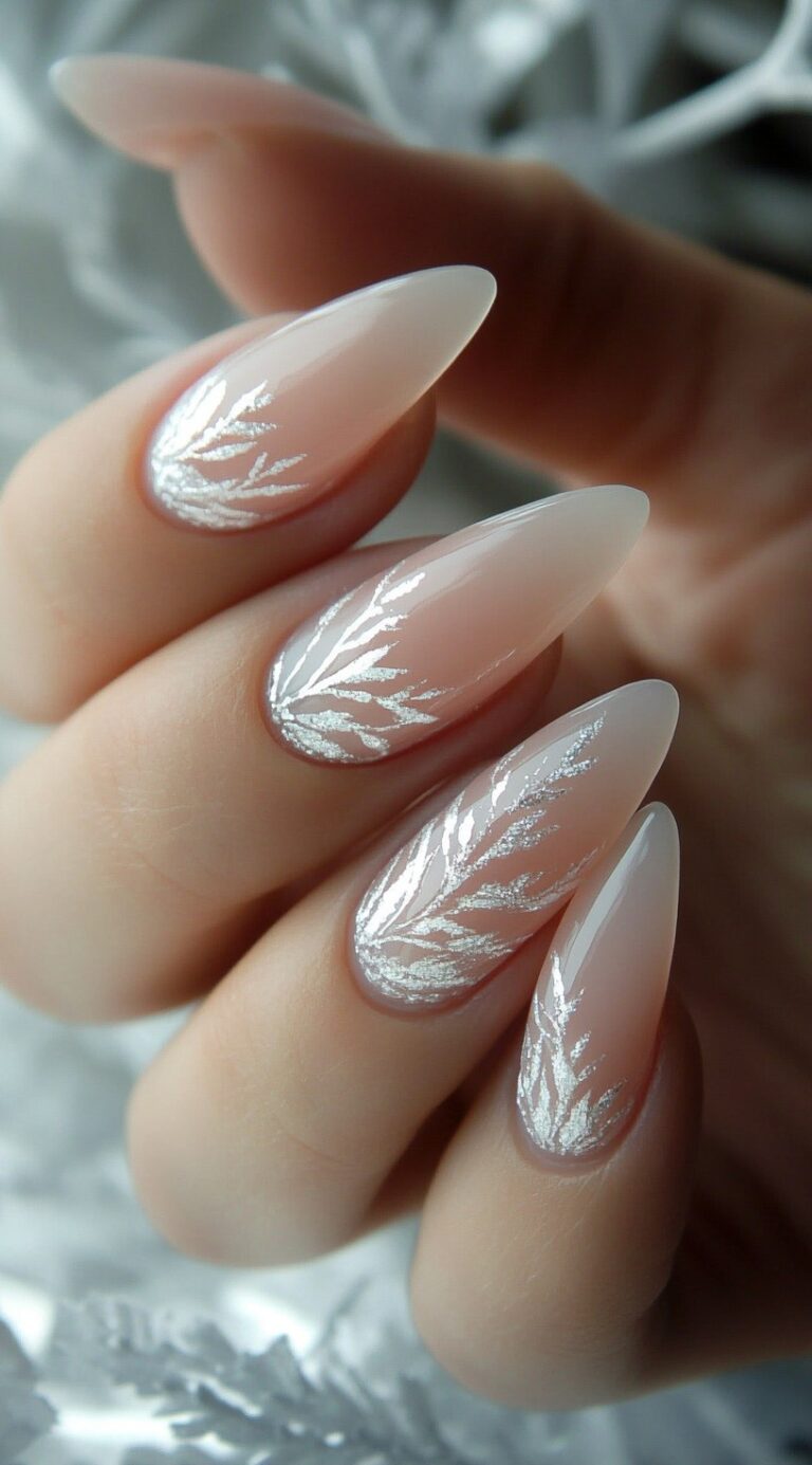 Elegant Almond Wedding Nails: 21 Breathtaking Ideas for Brides | Huesthetic