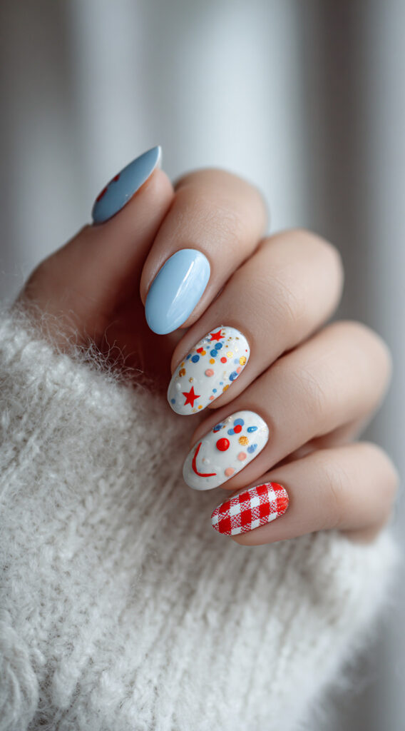 25 Bold Clown Nails: Ideas That Mix Circus Chaos with Creepy Glam for ...