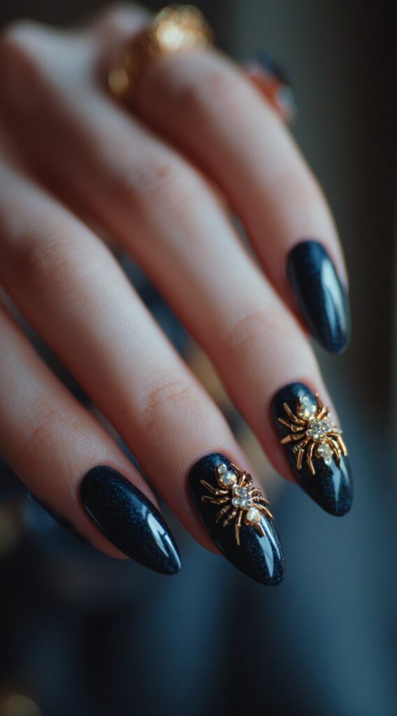 41 Creepy-Cute Spider Nails: Daring Ideas for a Haunting Halloween ...