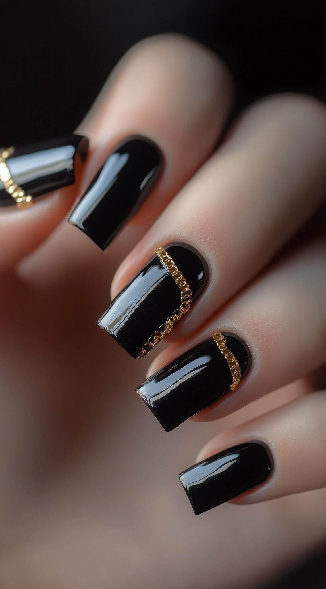 31 Glamorous Black Nails for Wedding: Unique Ideas to Elevate Your ...