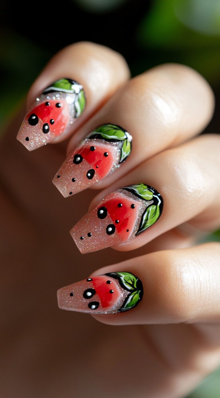 29 Juicy Watermelon Nail Art Ideas: Fresh Summer Looks You’ll Want to ...