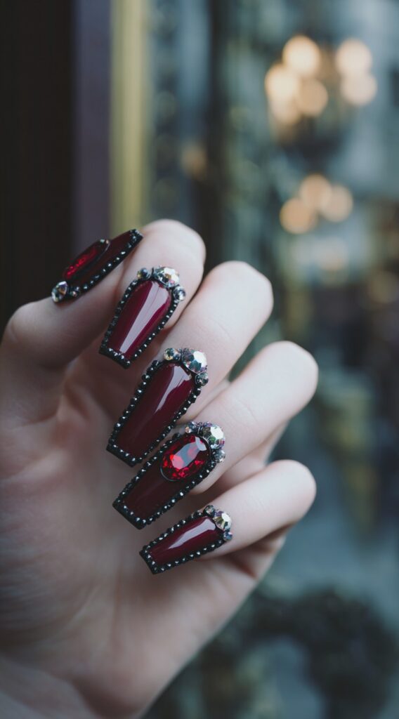 29 Sinister Vampire Nails: Bewitching Ideas for a Haunting Halloween ...
