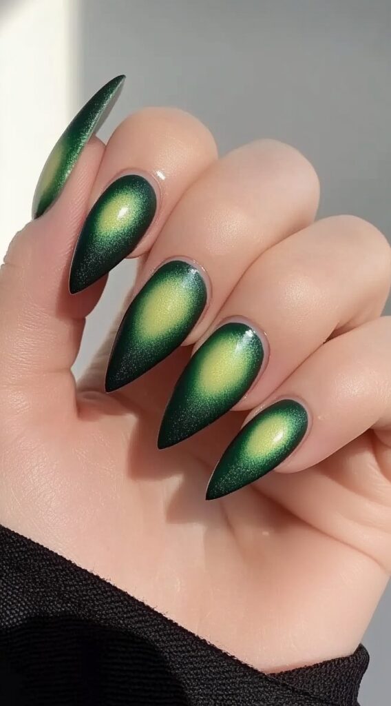 17 Best Green Aura Nails Ideas: Trendy Designs for Every Occasion ...