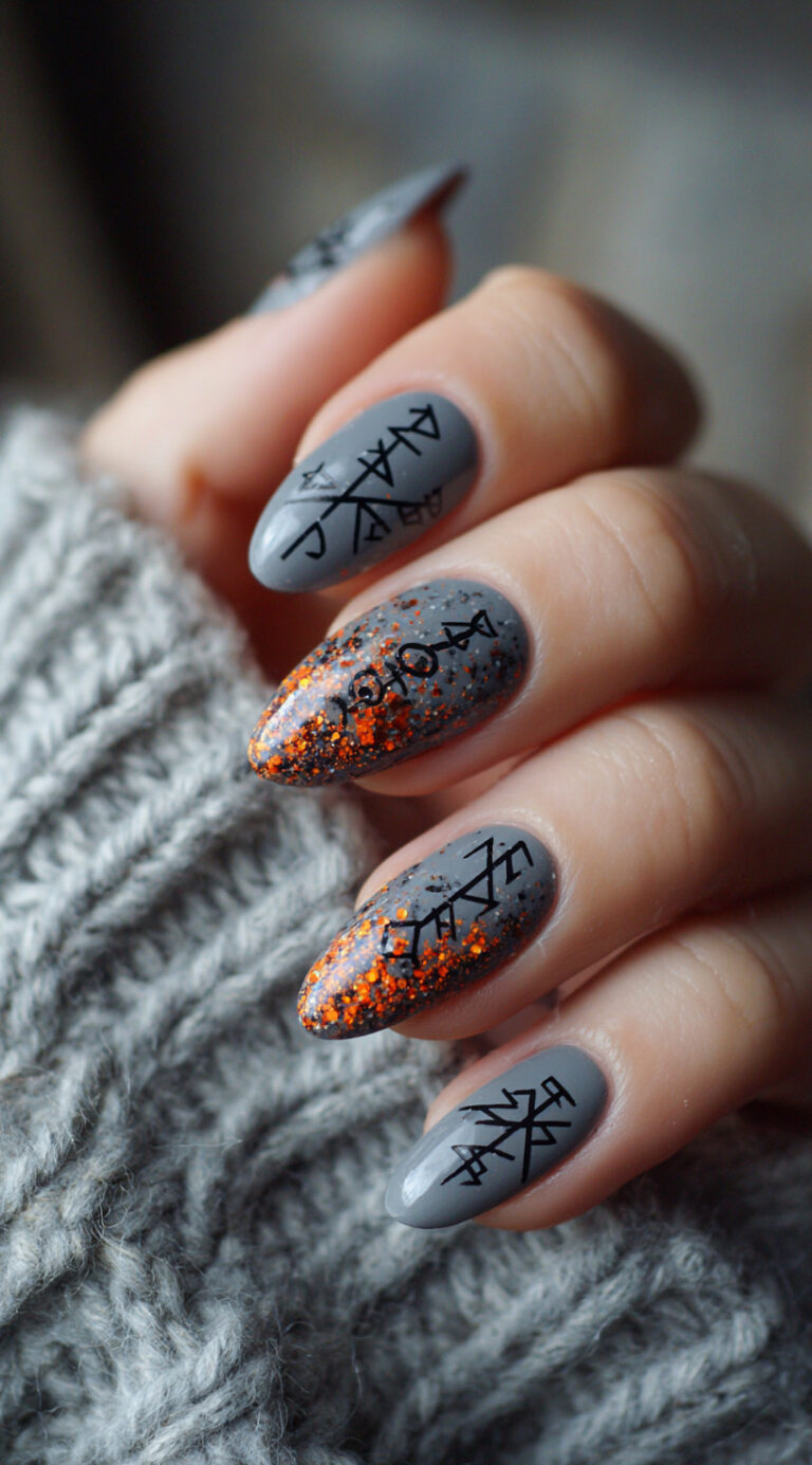 26 Epic Viking Nails: Bold Halloween Ideas to Channel Your Inner ...