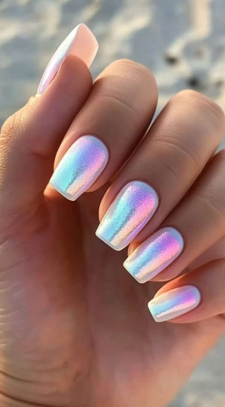 27 Stunning Beach Nails for a Vacation with Simple Designs: Chic and ...