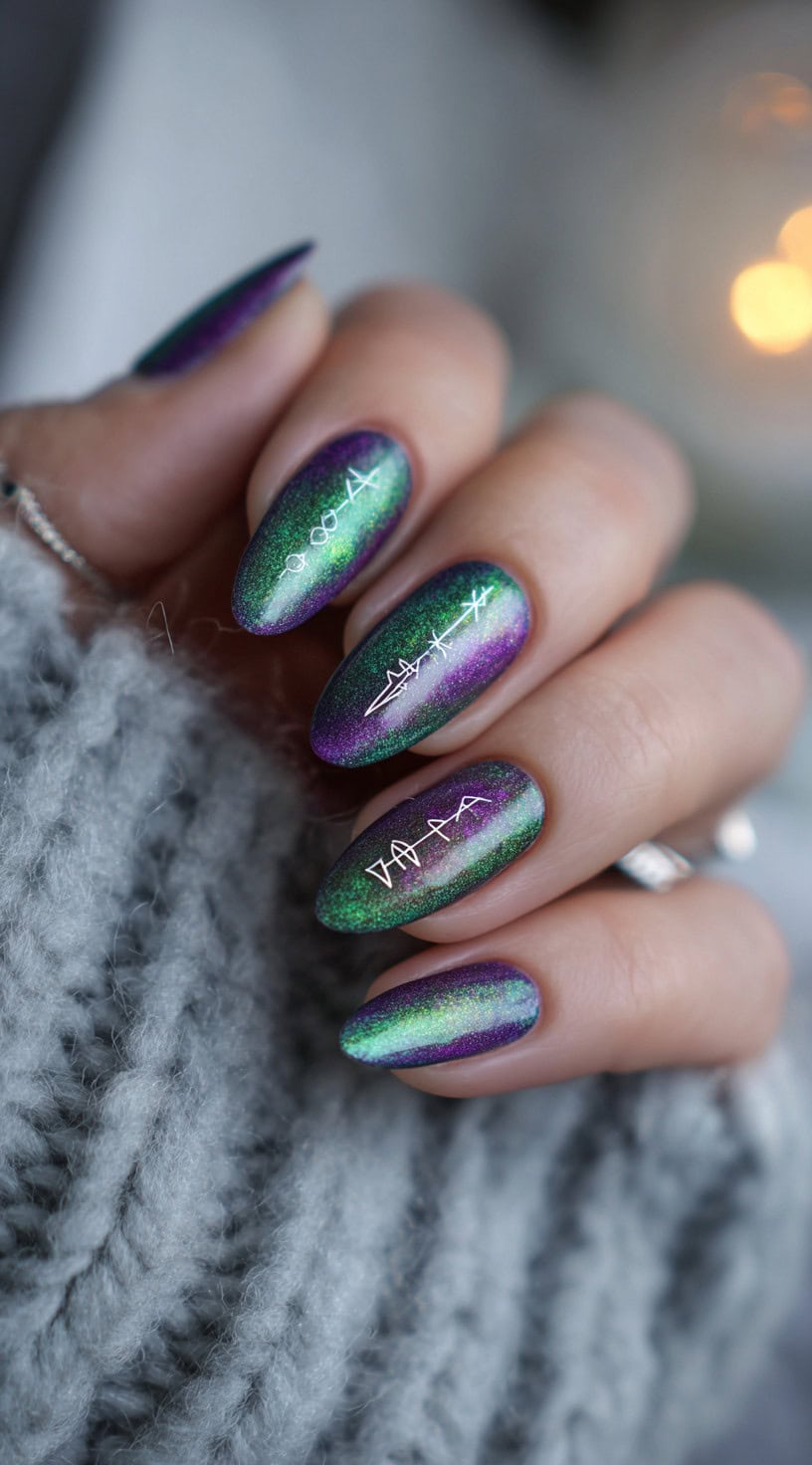 26 Epic Viking Nails: Bold Halloween Ideas to Channel Your Inner Warrior | Huesthetic