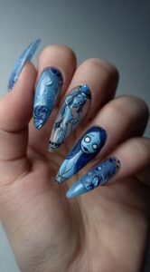 31 Spellbinding Corpse Bride Nails: Unique Ideas for a Haunting ...