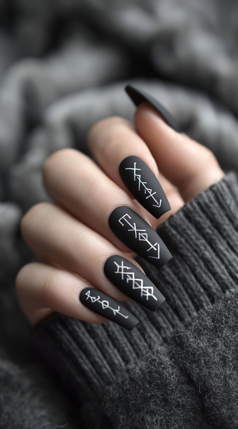 26 Epic Viking Nails: Bold Halloween Ideas to Channel Your Inner ...