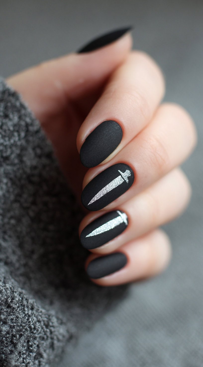 25 Sinister Friday the 13th Nails: Nail Art Ideas for a Subtly Spooky ...