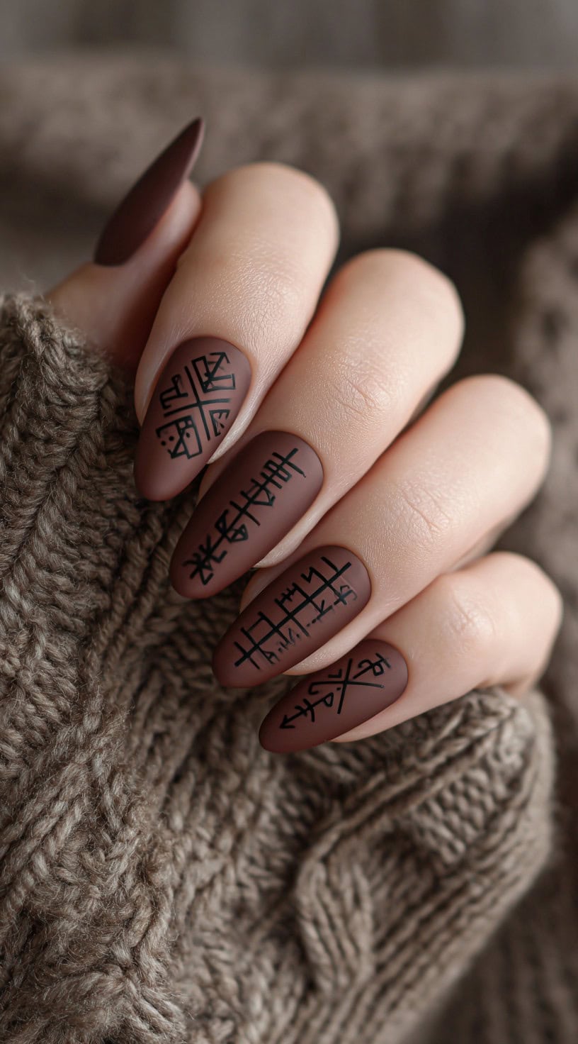 26 Epic Viking Nails: Bold Halloween Ideas to Channel Your Inner ...