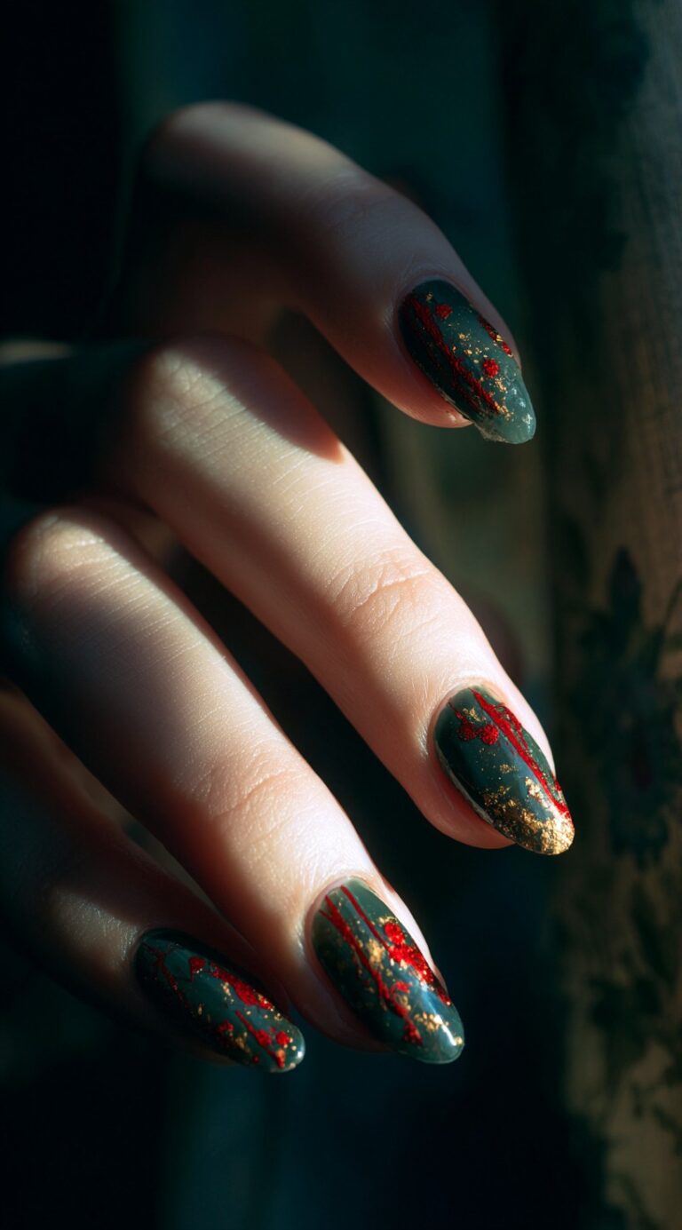 28 Jaw-Dropping Blood Drip Nails: Halloween Nail Ideas That Slay in ...