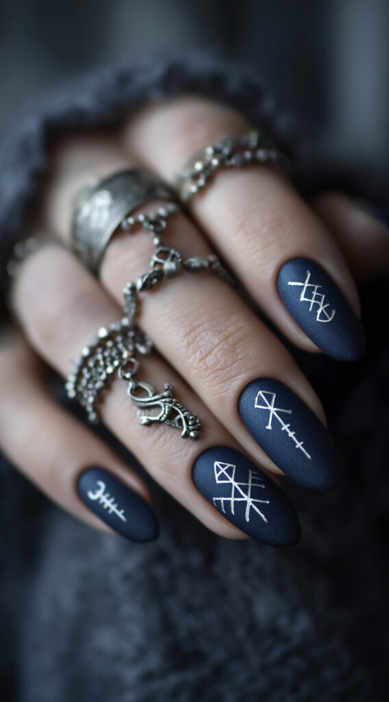 26 Epic Viking Nails: Bold Halloween Ideas to Channel Your Inner ...