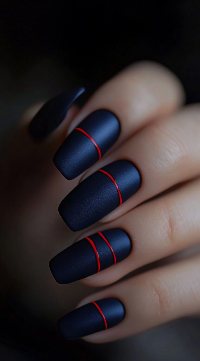 27 Eye-Catching Red and Blue Nails: Creative Ideas for a Statement ...