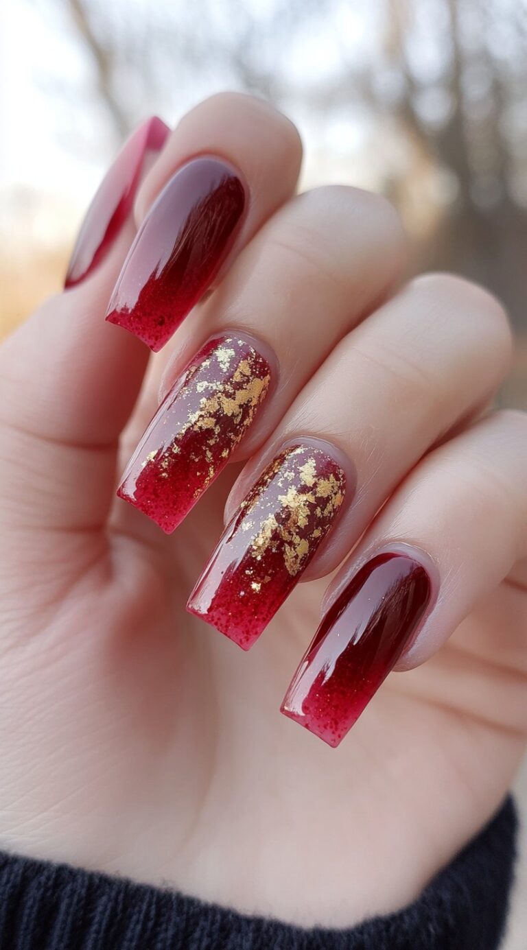 23 Stunning Acrylic Red Ombre Nails: Bold and Elegant Ideas to Try This ...
