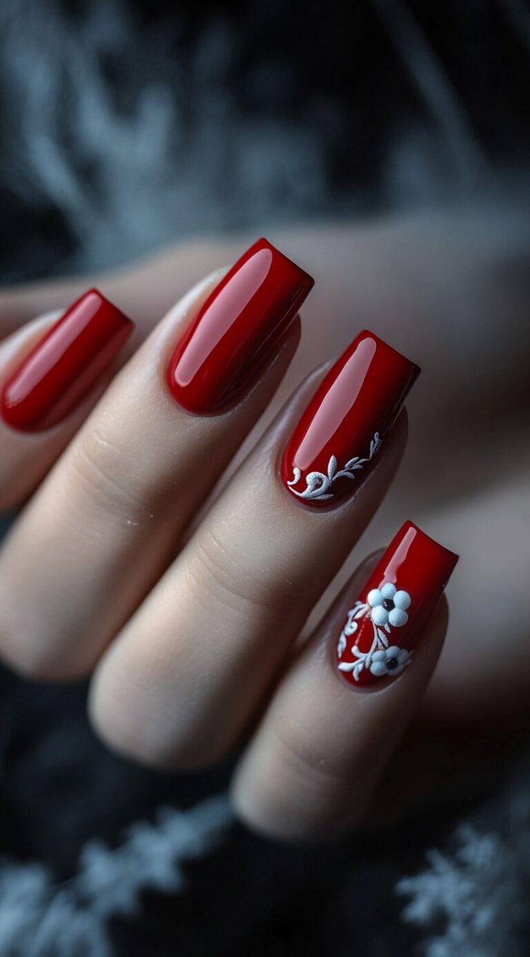 25 Timeless Elegant Red Nails Ideas: Designs That Define Sophisticated ...