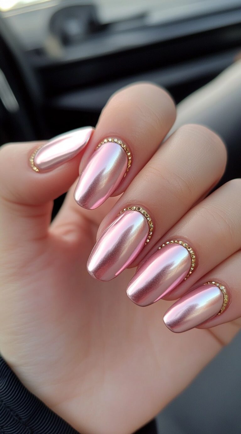 29 Gorgeous Light Pink Chrome Nails Ideas: Creative Looks You'll Want ...