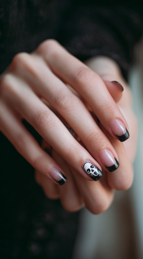 32 Terrifying Ghostface Nails: Unique Ideas for Spooky Halloween Styles ...