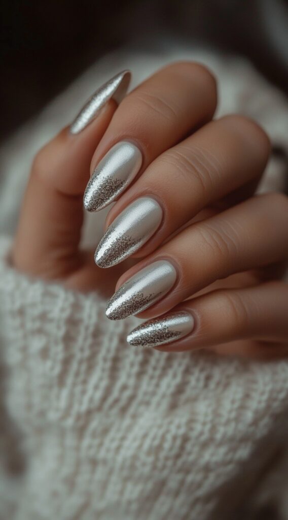 24 Mesmerizing Silver Wedding Nails: Unique Ideas for a Glamorous ...