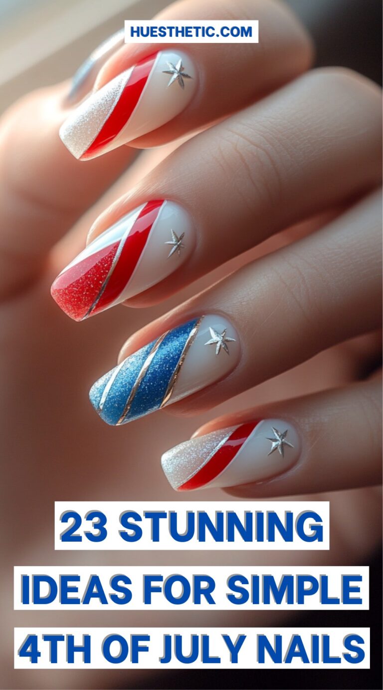 23 Stunning Ideas for Simple 4th of July Nails: Easy Patriotic Styles ...