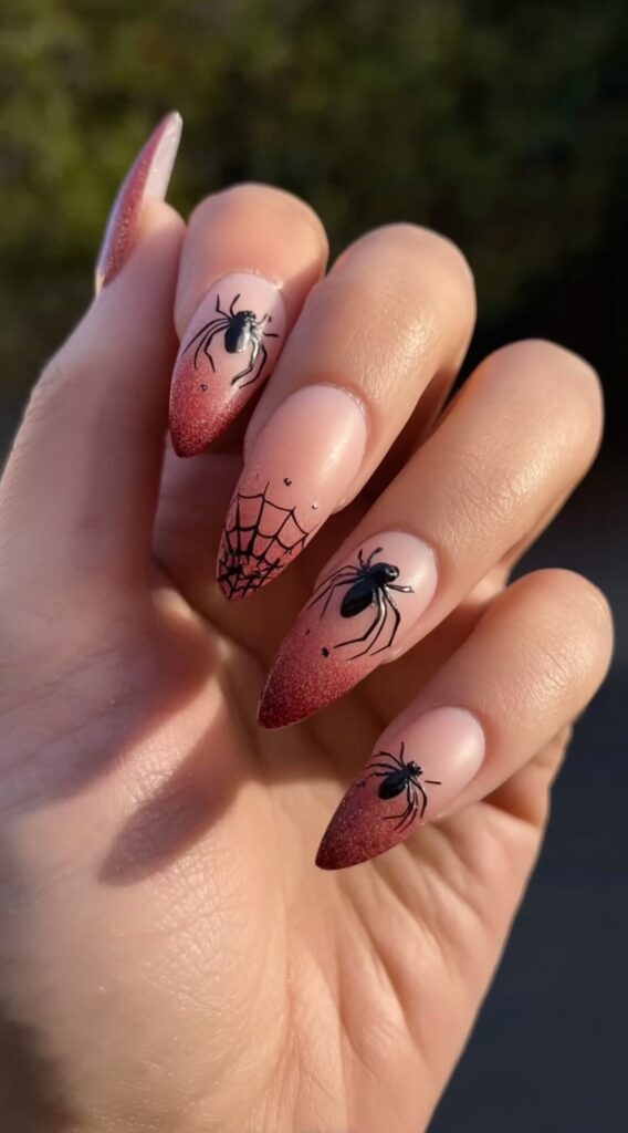 41 Creepy-Cute Spider Nails: Daring Ideas for a Haunting Halloween ...
