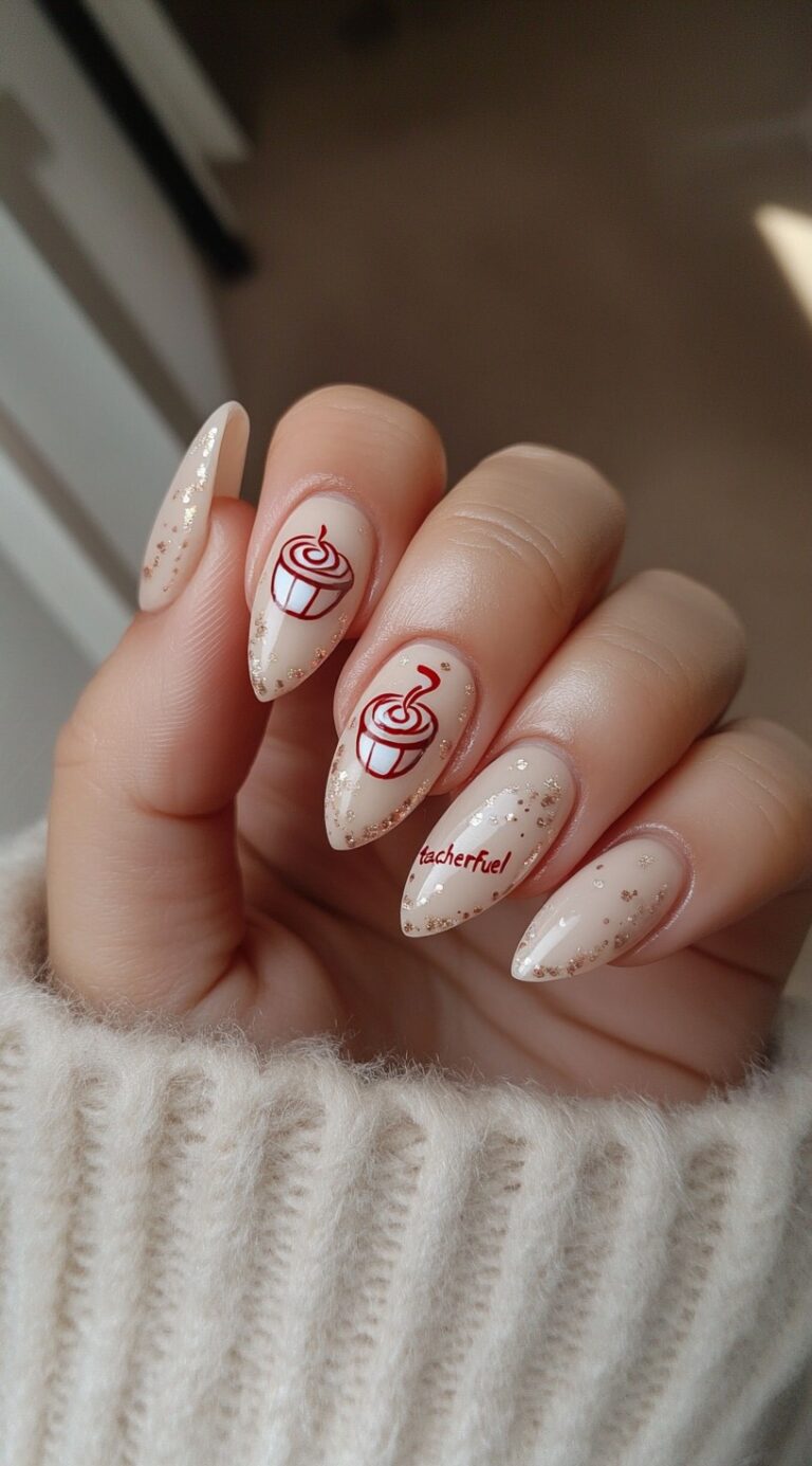 31 Modern Teacher Nails Ideas: Trendy Designs That Work for the ...
