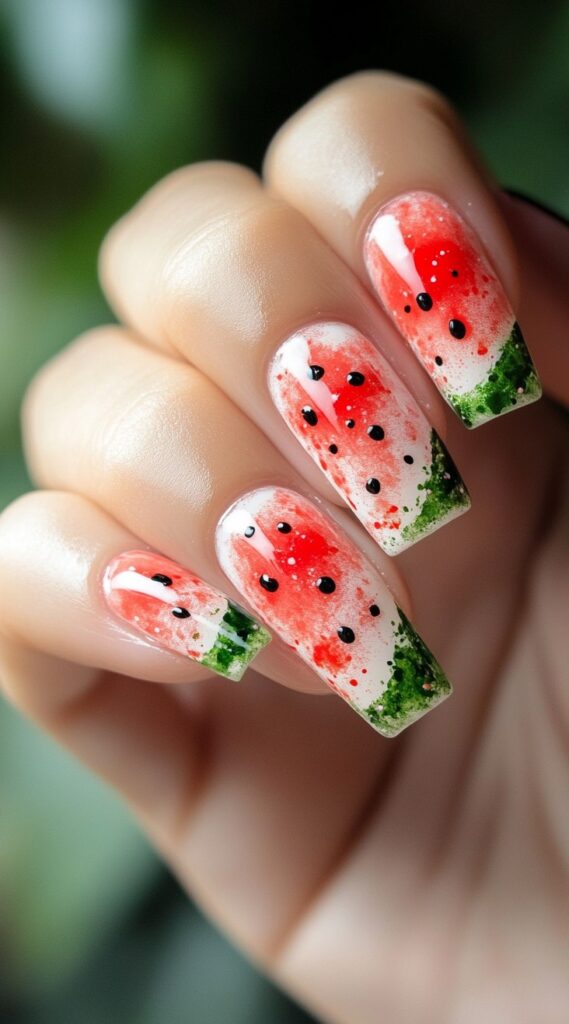 29 Juicy Watermelon Nail Art Ideas: Fresh Summer Looks You’ll Want to ...