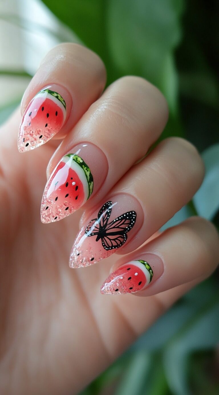 29 Juicy Watermelon Nail Art Ideas: Fresh Summer Looks You’ll Want to ...