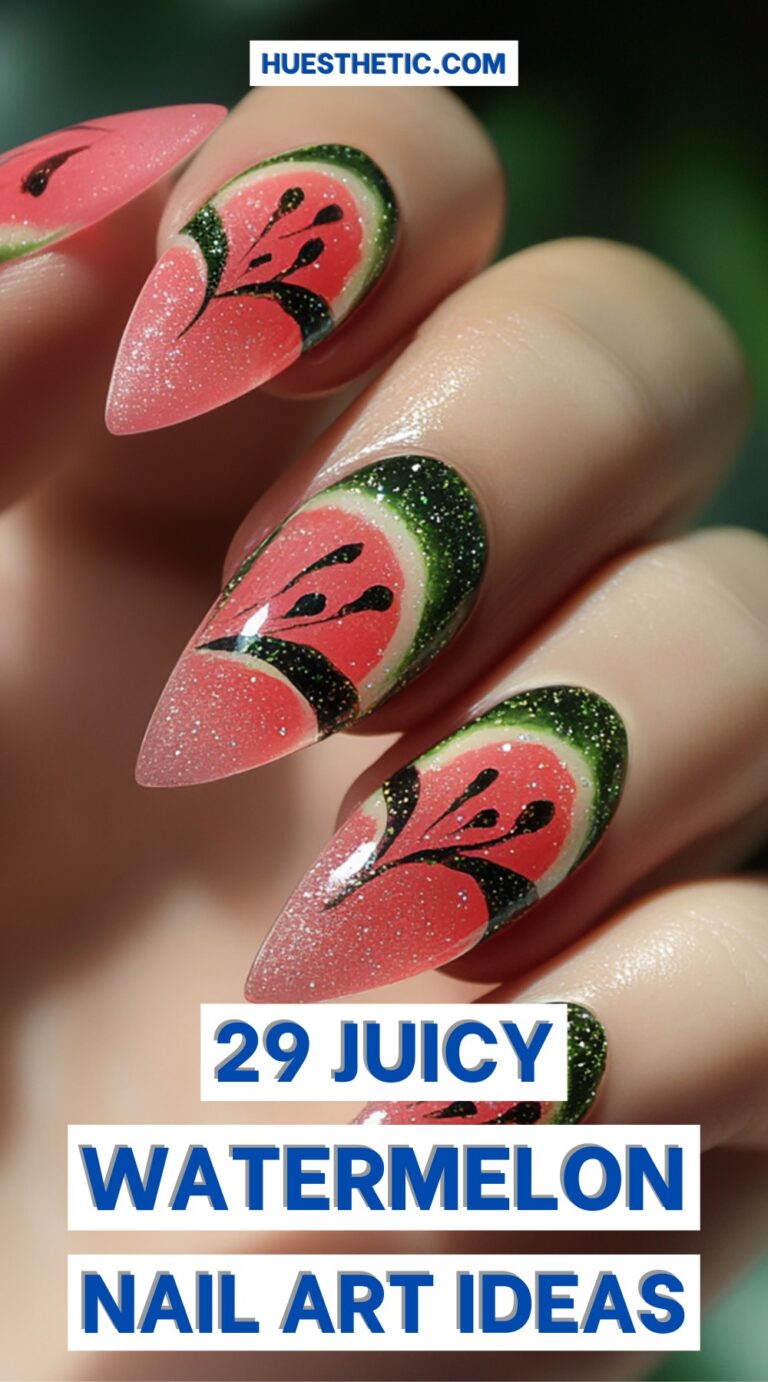 29 Juicy Watermelon Nail Art Ideas: Fresh Summer Looks You’ll Want to ...