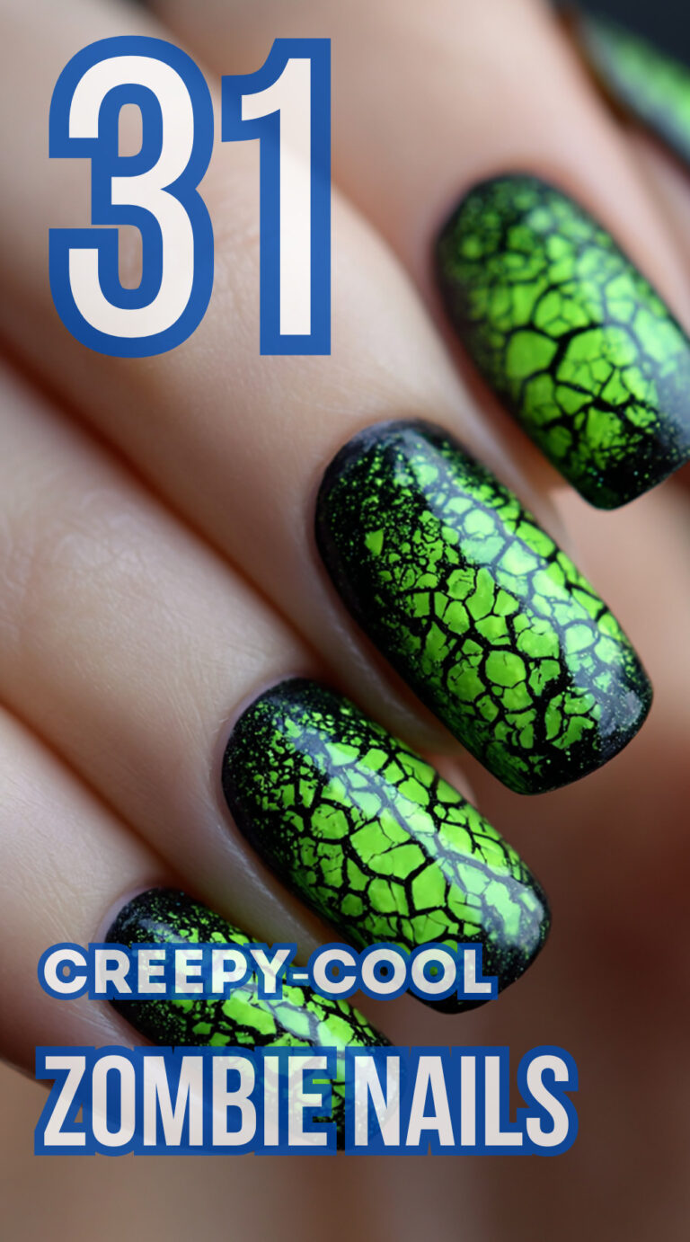 31 Creepy-Cool Zombie Nails: Ideas for a Terrifyingly Trendy Halloween ...